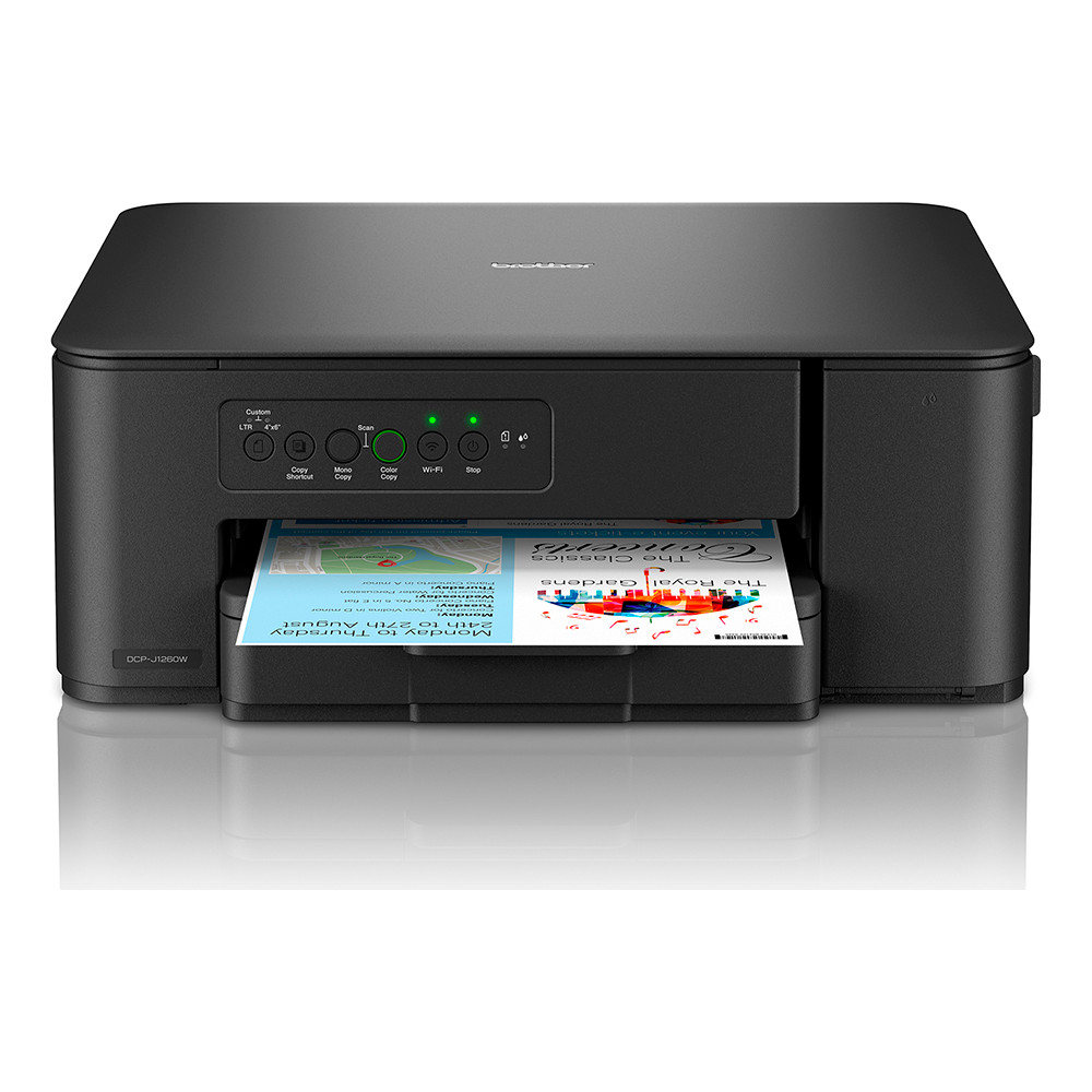 Impressora Multifunções Brother DCP-J1260W Jato de tinta A4 1200 x 6000 ...